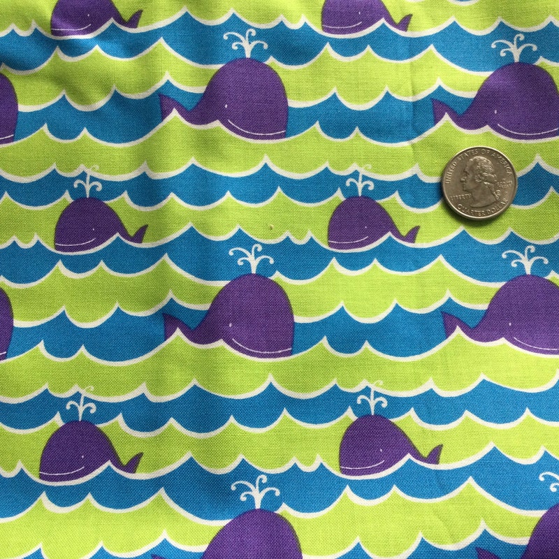 Whale Fabric - Etsy