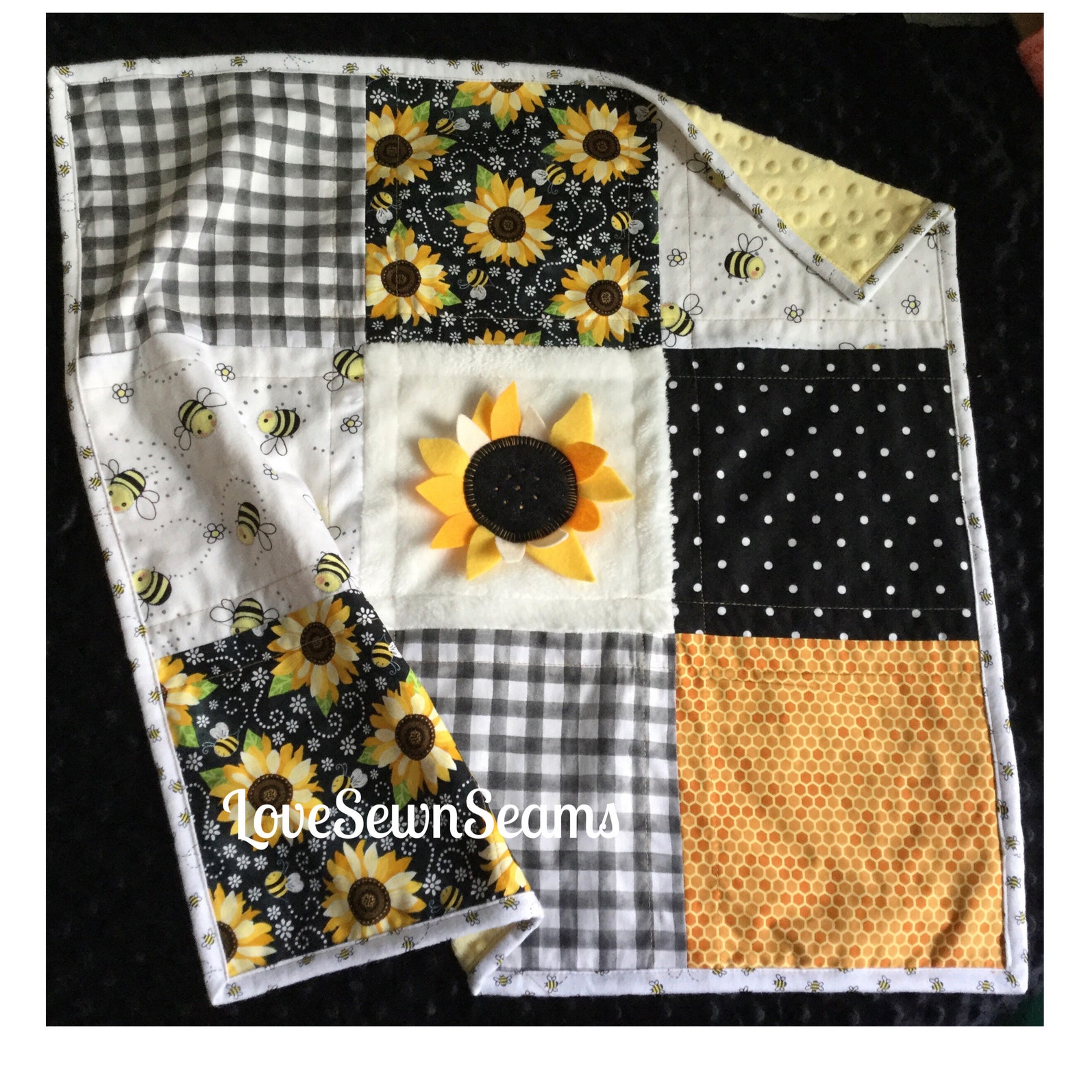 You Are My Sunshine Quilt/sunshine Quilt/sunflower Quilt/you | Etsy