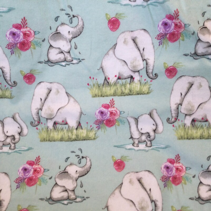 Baby Elephant Fabric - Etsy