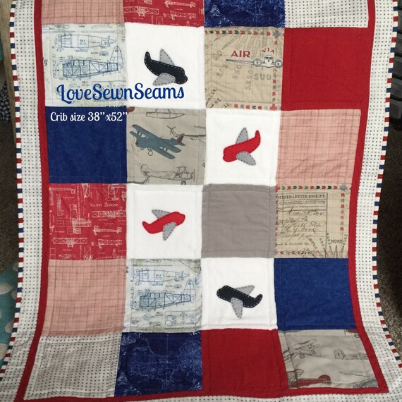 Vintage Airplane Quilt Pattern