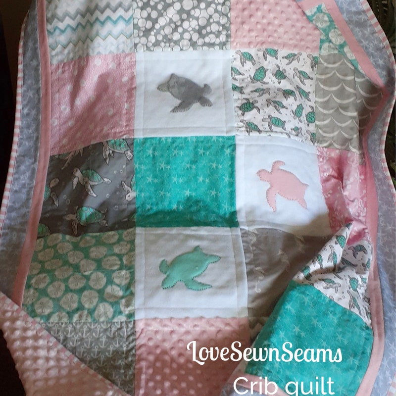 Turtle Baby Blanket - Etsy
