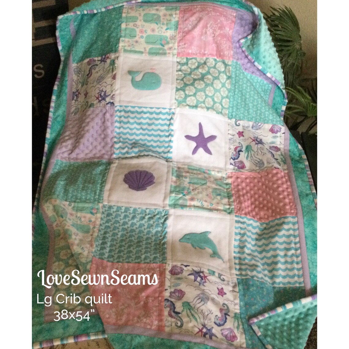 MADE TO Order/sea Life Nursery/sea Life Quilt/handmade Sea | Etsy