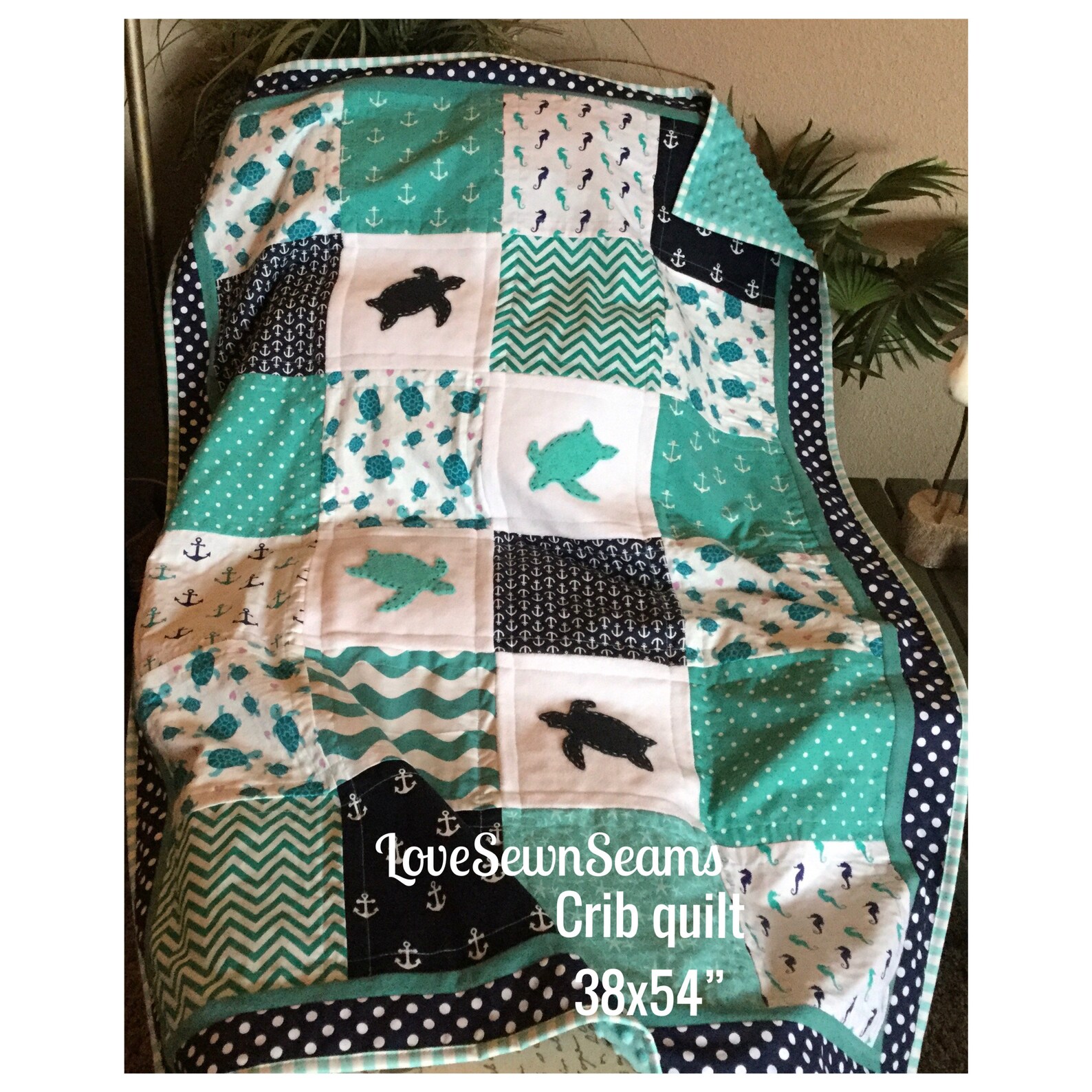 SEA TURTLE Quilt/sea Turtle/sea Turtle Nursery/sea Turtle - Etsy