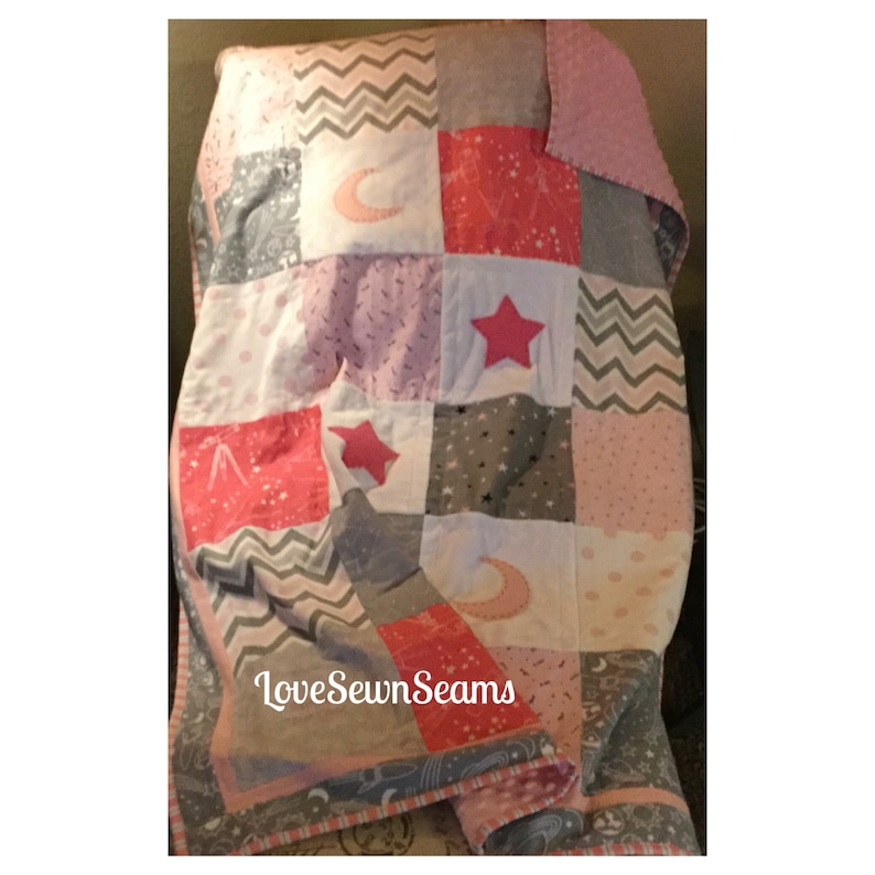 MADE to Order/moon Quilt/star Quilt/celestial Quilt/space Quilt/star ...