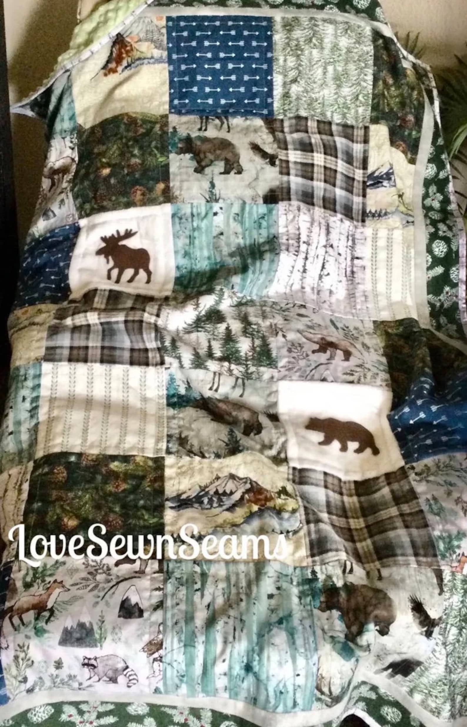 Nature Quilt/many Size Options/forest Quilt/great Outdoors Quilt ...