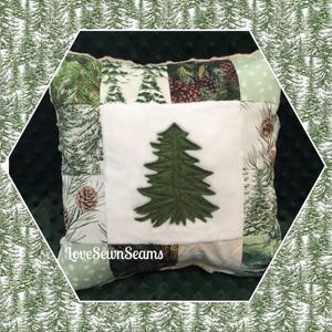 Nature Quilt/forest Quilt/woodland Quilt/evergreen Quilt/made to Order ...