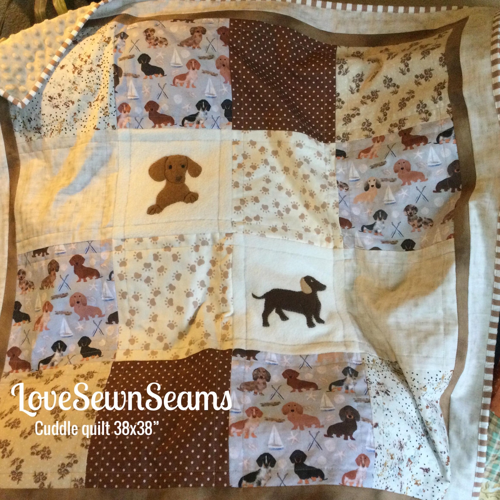 Pup Quilt/any Breed Dog Quilt/will Match Your Pup Color/dachshund Quilt ...