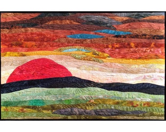 Fiber Art Collage - Etsy