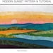 Modern Sunset Landscape Quilt Pattern: 18x24 Wall Hanging (PDF Download ...