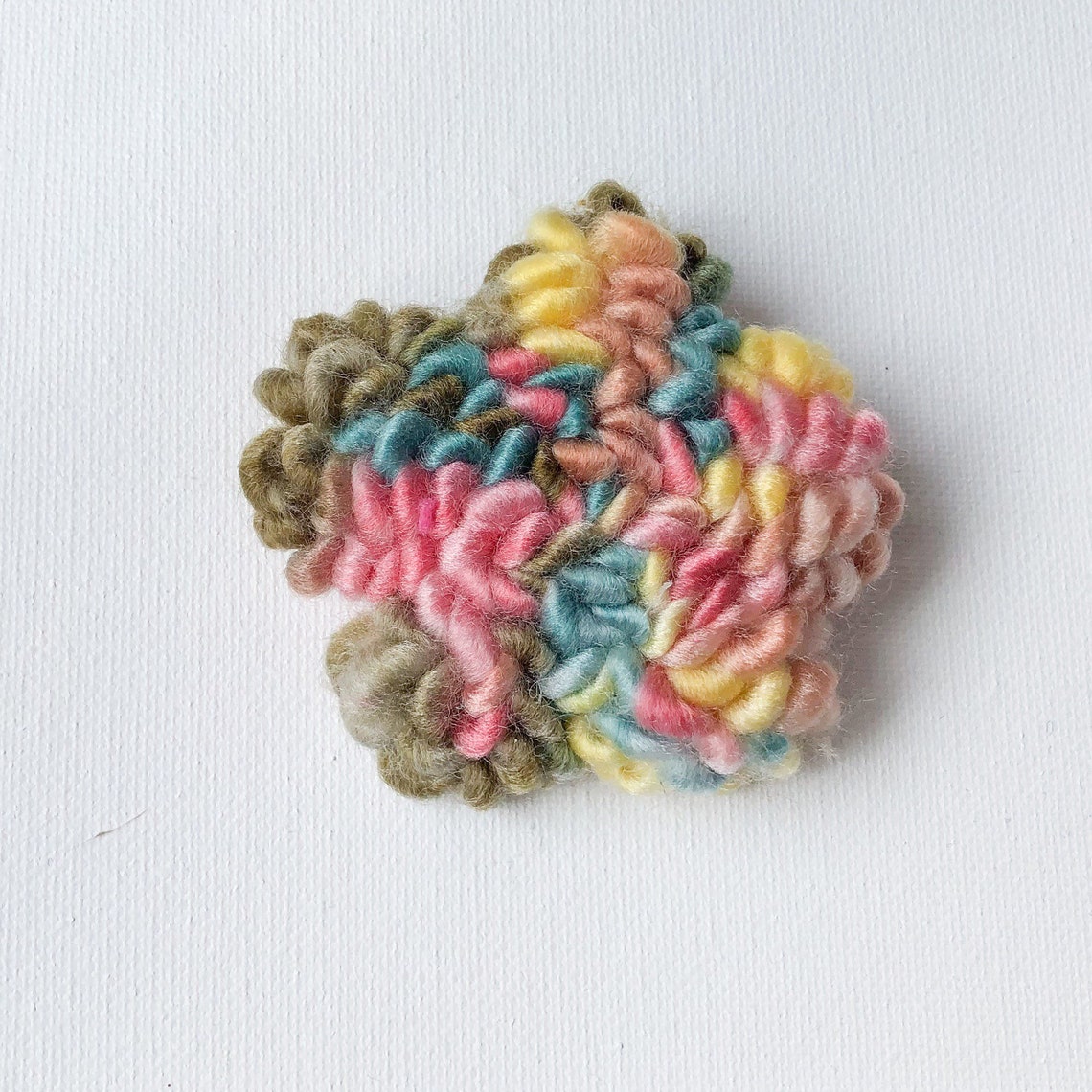 Rainbow Tie-dye, Punch Needle Barrettes - Etsy