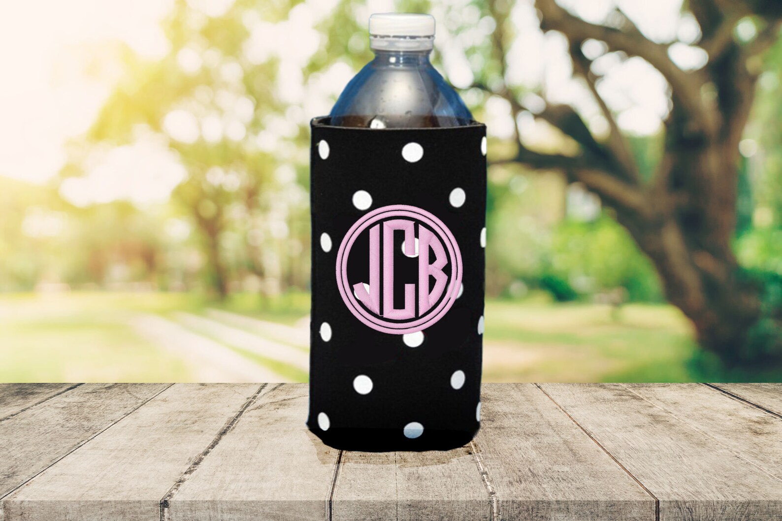Water Bottle Cozies Neoprene Personalized Polka Dot Water - Etsy