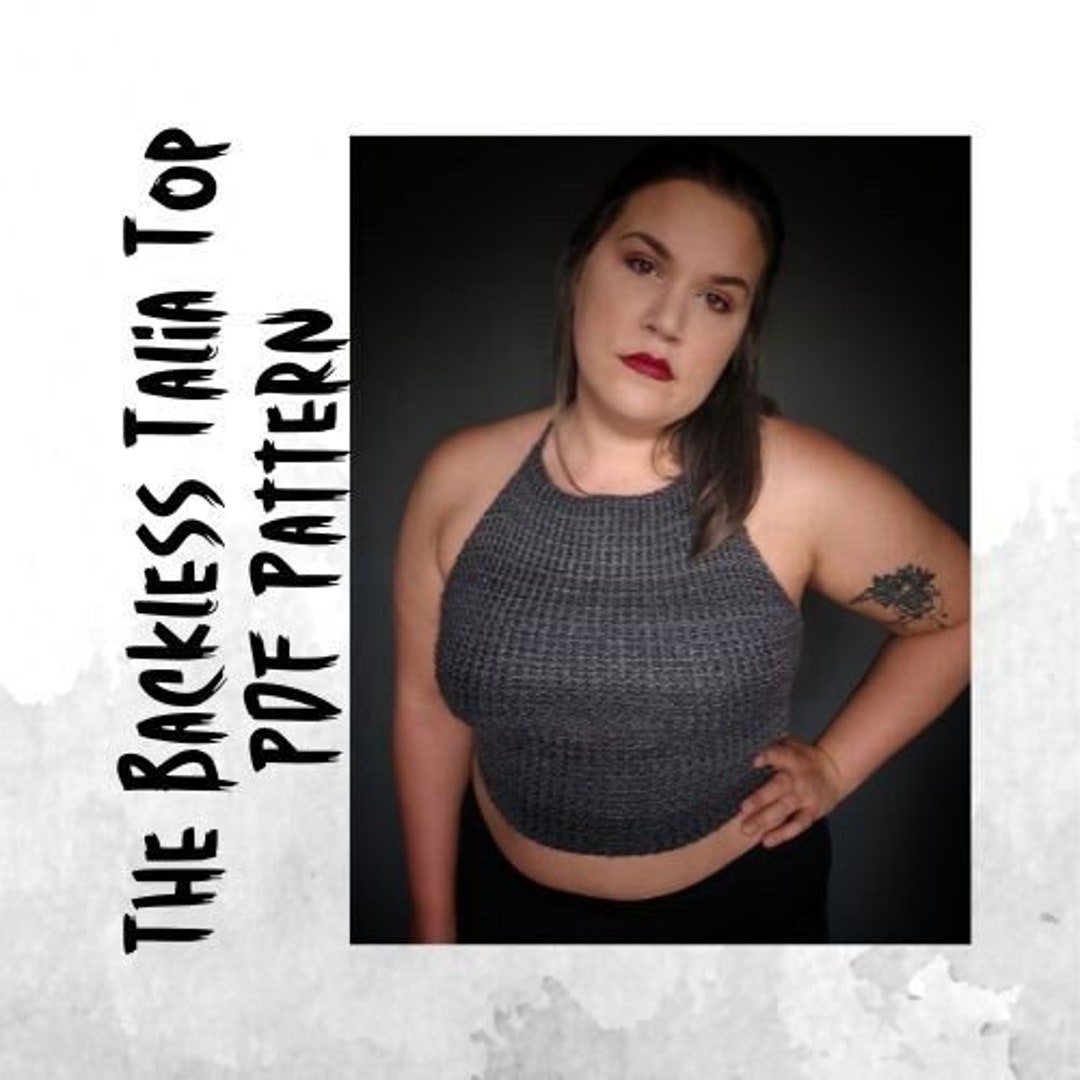 The Backless Talia Top Pattern - Etsy