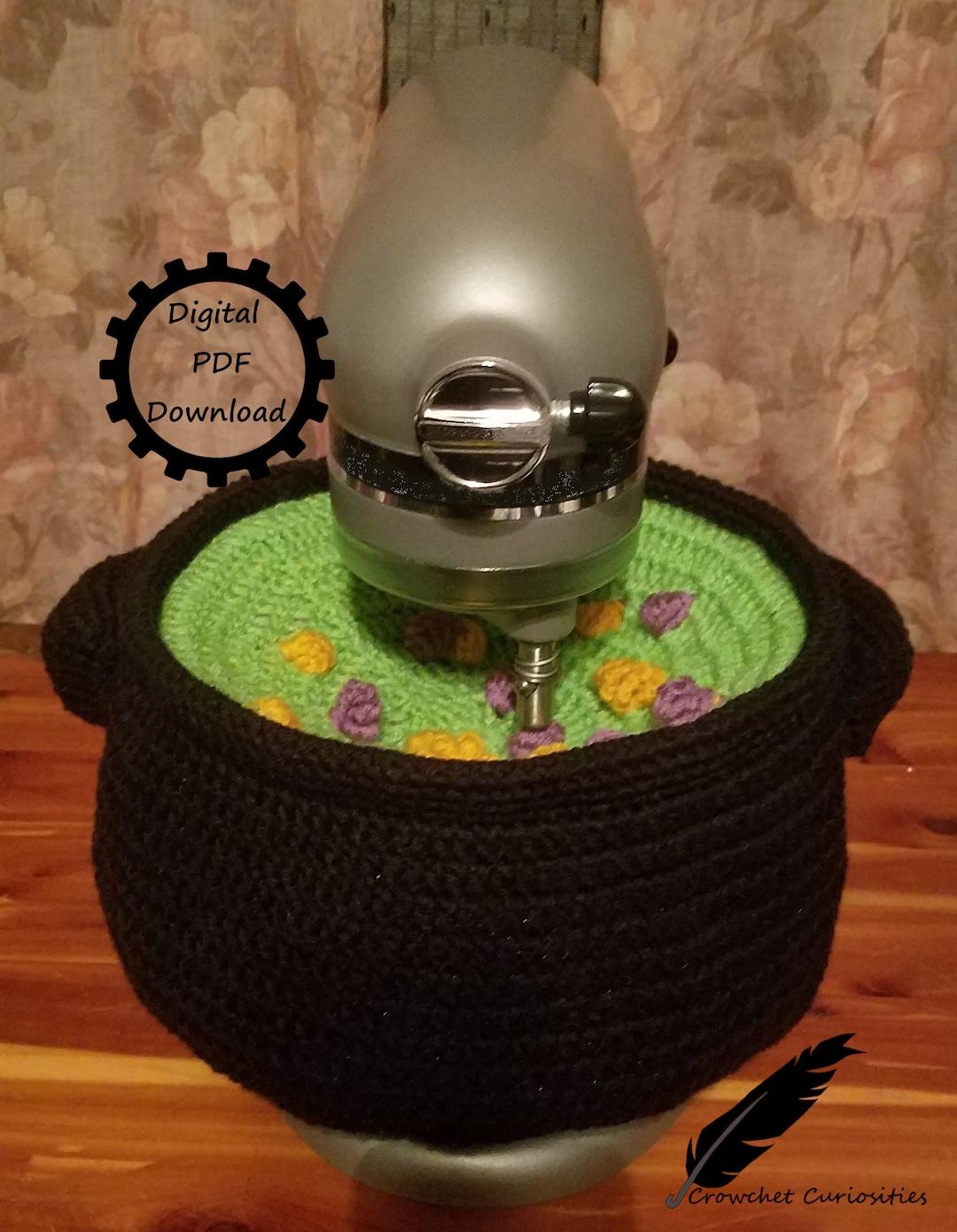 Crochet Pattern for Cauldron Stand Mixer Cozy PDF Download - Etsy