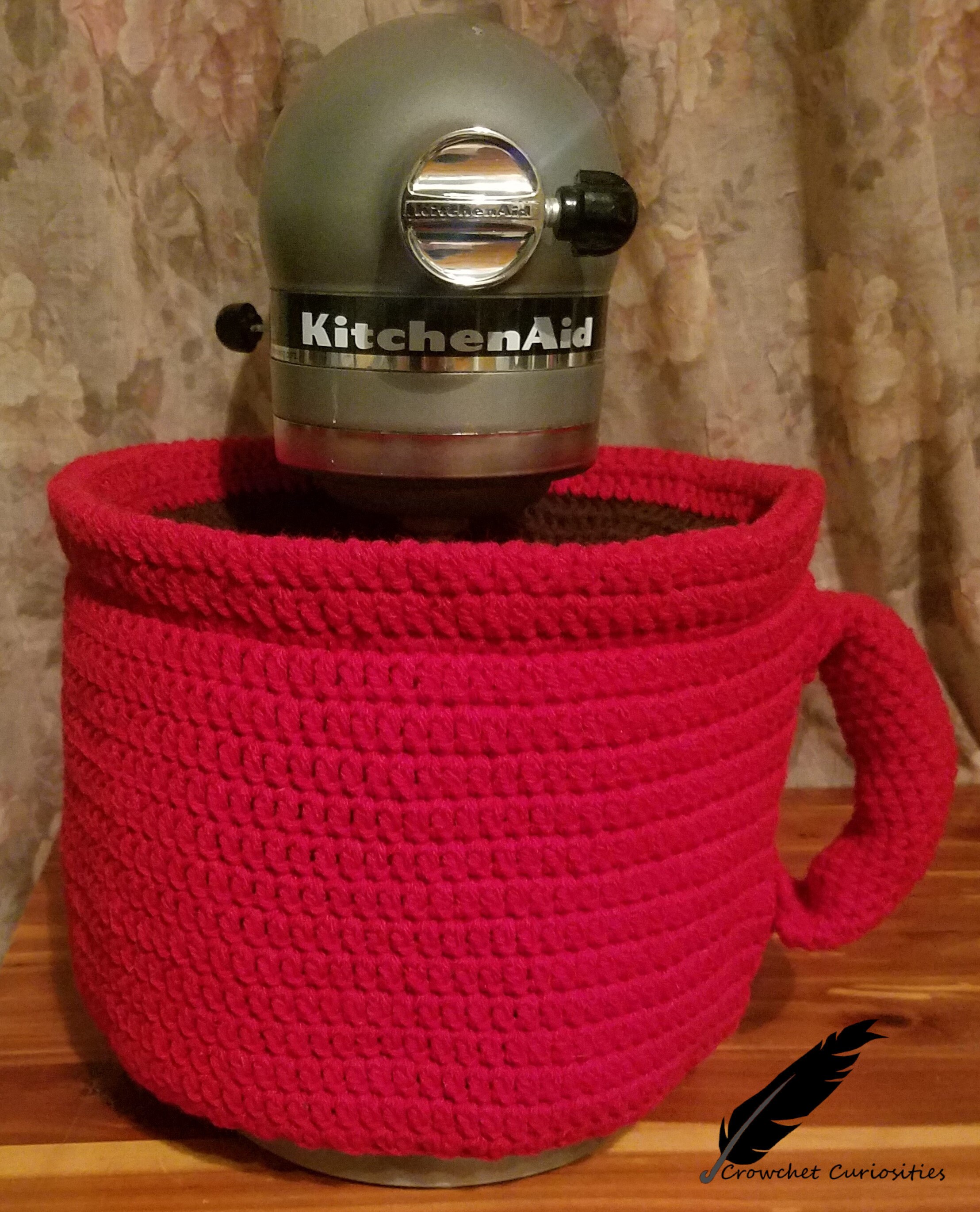 Crochet Coffee Mug Kitchen Stand Mixer Cozy Pattern PDF Download - Etsy