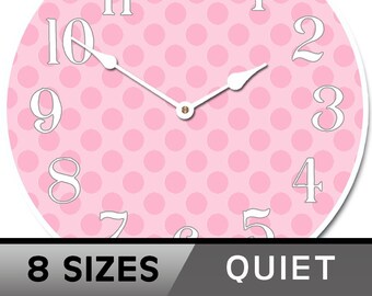 Polka Dot Clock | Etsy