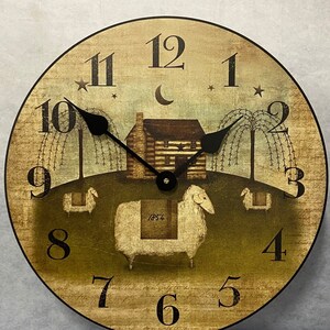 Americana Wall Clock, 8 Sizes!!, EXTRA Quiet Mechanism, Lifetime ...