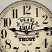 Pray Wait Trust Wall Clock, 8 Sizes to Choose, Made in USA, Lifetime ...