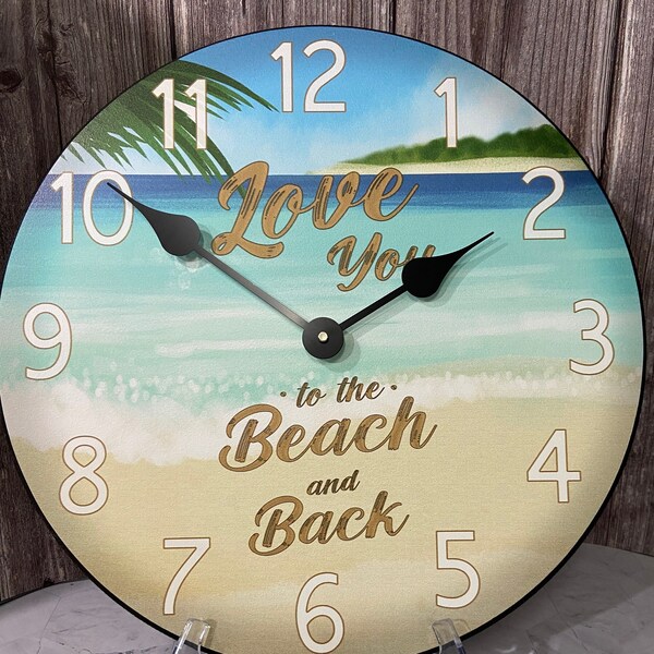 Beach Clock - Etsy