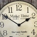 Make Time to Make Memories, Family Clock, Large Wall Clock, Choose From ...