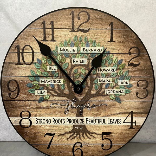 Tree Clock - Etsy