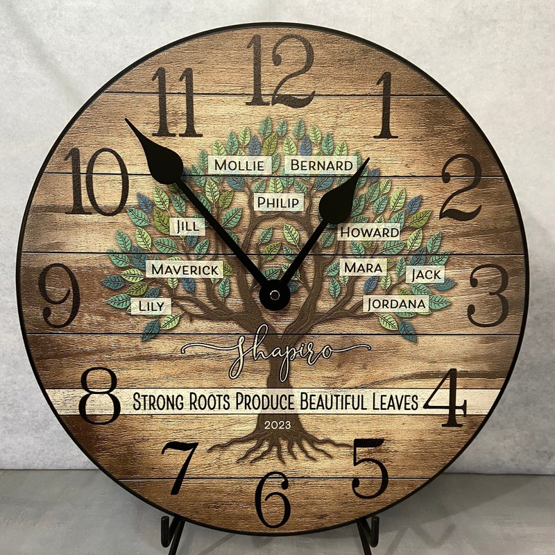 Tree Clock - Etsy