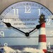 Lighthouse Wall Clock, Large Wall Clock, Choose From 8 Sizes. Extra ...