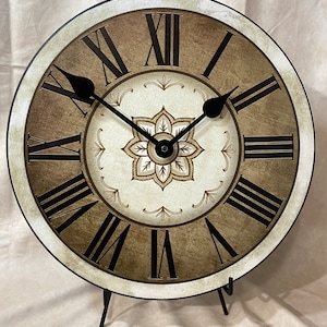 Charlotte Brown Wall Clock, 8 Sizes, Lifetime Warranty, Quiet, Non ...