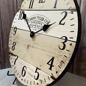 Rustic Barnwood Wall Clock, Large Wall Clock, Choose From 8 Sizes ...