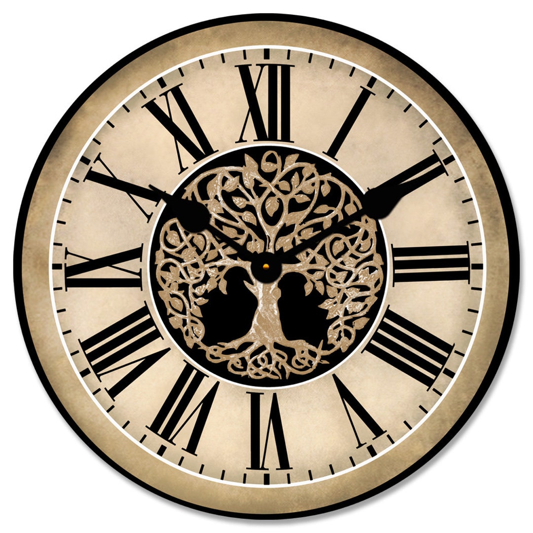 Tree of Life Wall Clock 8 Sizes to Choose Made in USA - Etsy