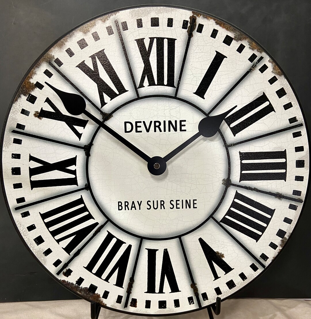 French Tower Wall Clock, 8 Sizes to Choose, Made in USA, Lifetime ...