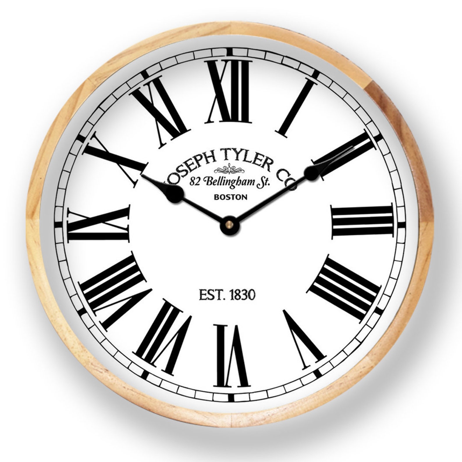 Hamilton White Wall Clock Large Wall Clock Choose From 8 - Etsy