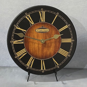 Black & Wood Wall Clock, 8 Sizes!!, EXTRA Quiet Mechanism, Lifetime ...