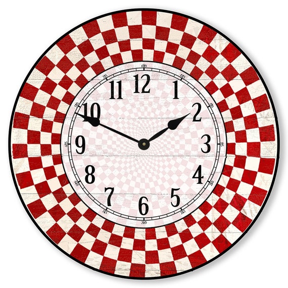 Fifties Diner Wall Clock 8 Sizes to Choose Made in USA - Etsy