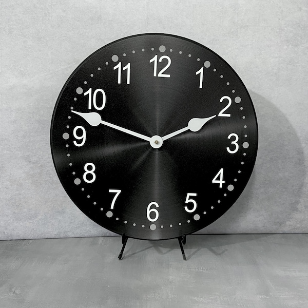 Big Black Clocks - Etsy