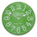 Lime Green Wall Clock 8 Sizes to Choose Made in USA - Etsy