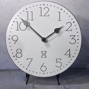 Metallic Silver Wall Clock, 8 Sizes to Choose, Made in USA, Lifetime ...