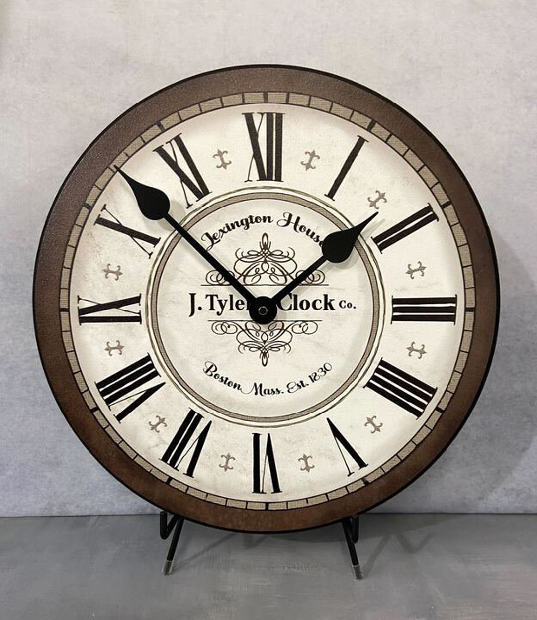 Vermont Brown Wall Clock 8 Sizes to Choose Made in USA - Etsy