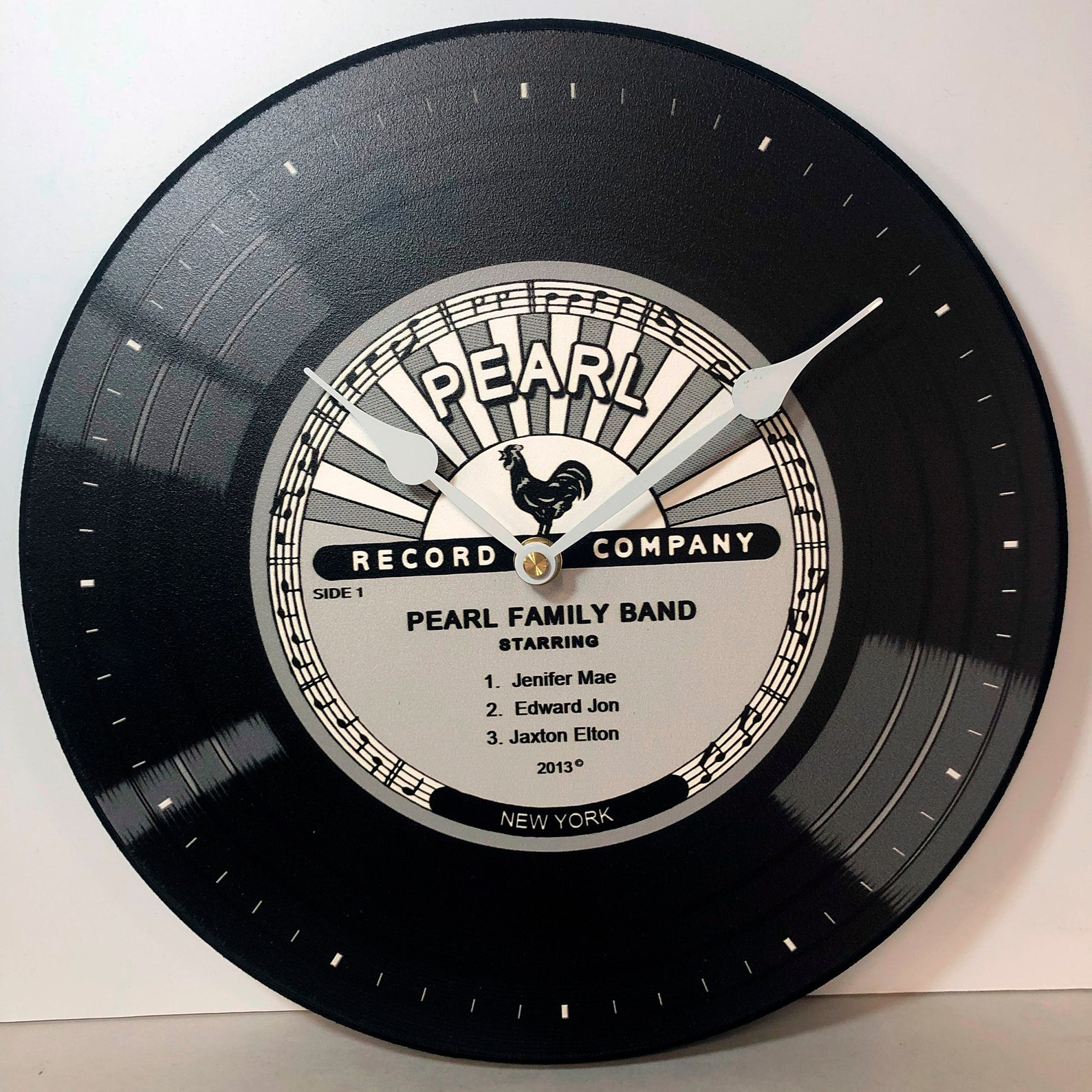 Personalized Record Look Wall Clock 8 Sizes to Choose Made - Etsy