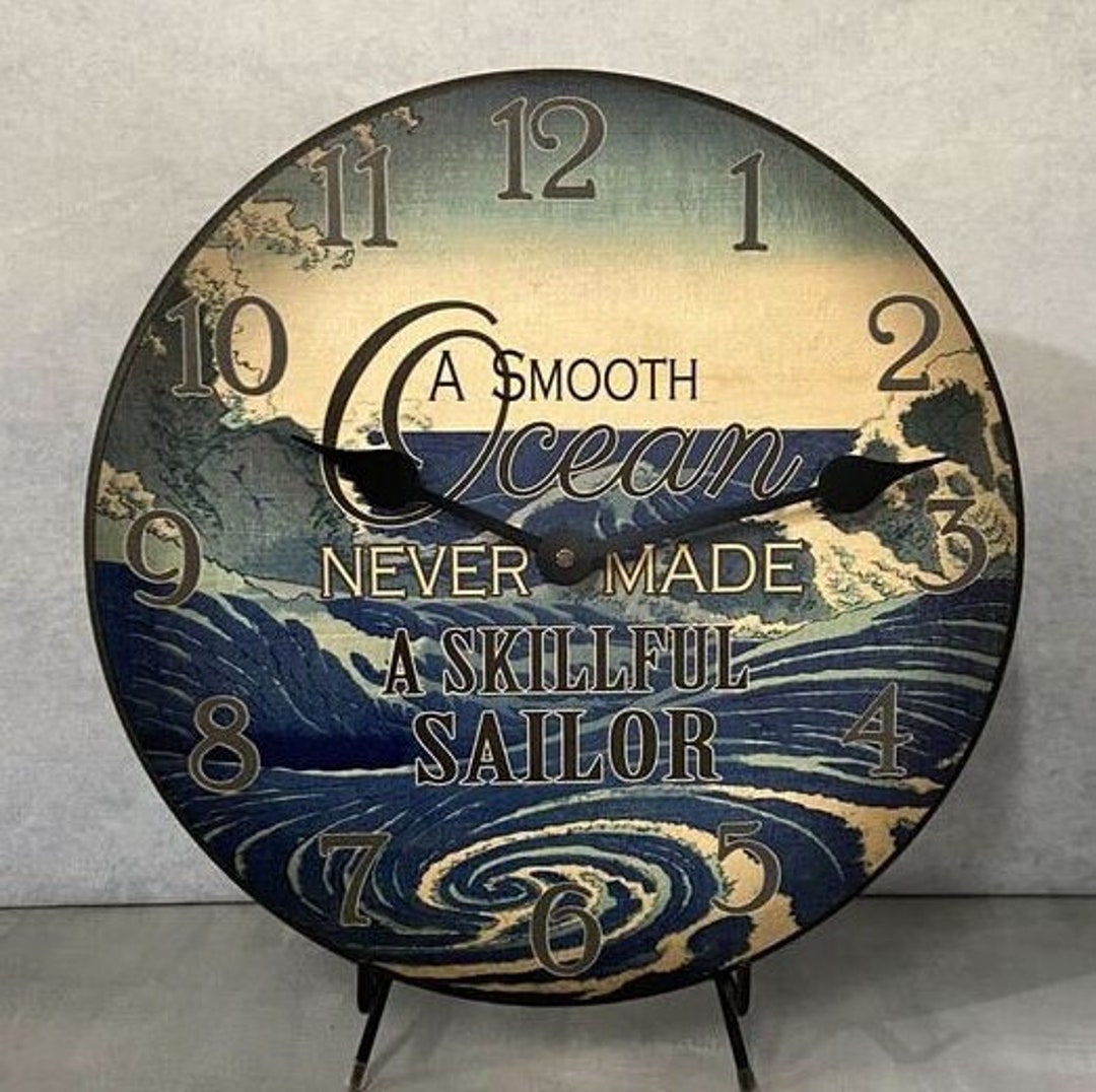 Nautical Wall Clock 2, 8 Sizes to Choose, Made in USA, Lifetime ...