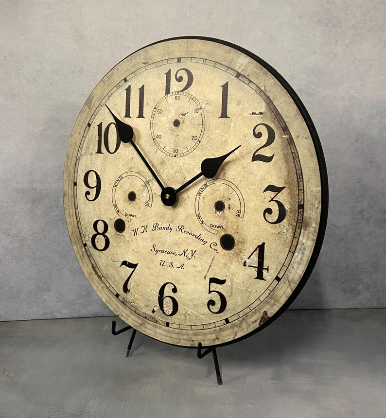 Bundy Wall Clock, 8 Sizes to Choose, Made in USA, Lifetime Warranty ...