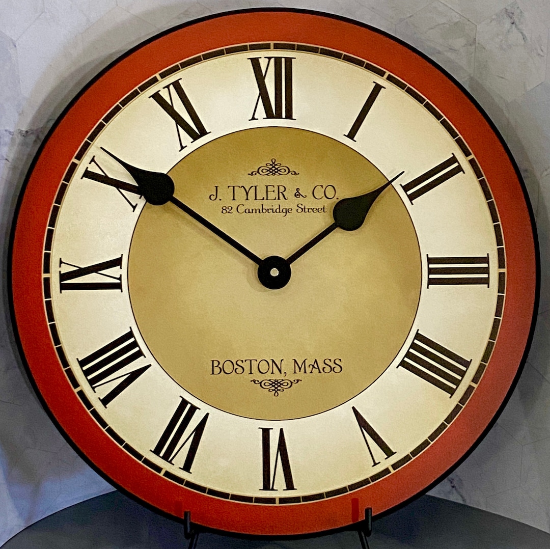 Galway Red Wall Clock, 8 Sizes!!, EXTRA Quiet Mechanism, Lifetime ...