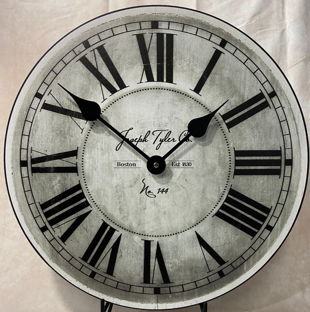 Parson Gray Wall Clock, 8 Sizes!!, EXTRA Quiet Mechanism, Lifetime ...