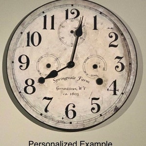 Bundy Wall Clock 8 Sizes to Choose Made in USA Lifetime - Etsy