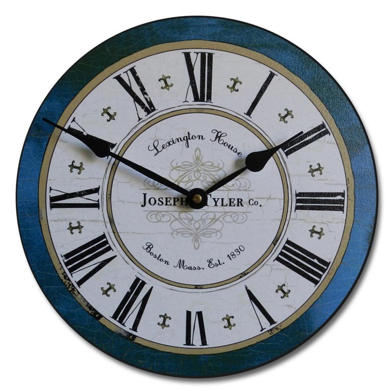 Vermont Blue Wall Clock 8 Sizes to Choose Made in USA - Etsy