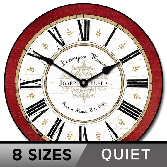 Vermont Red Wall Clock 8 Sizes to Choose Made in USA - Etsy