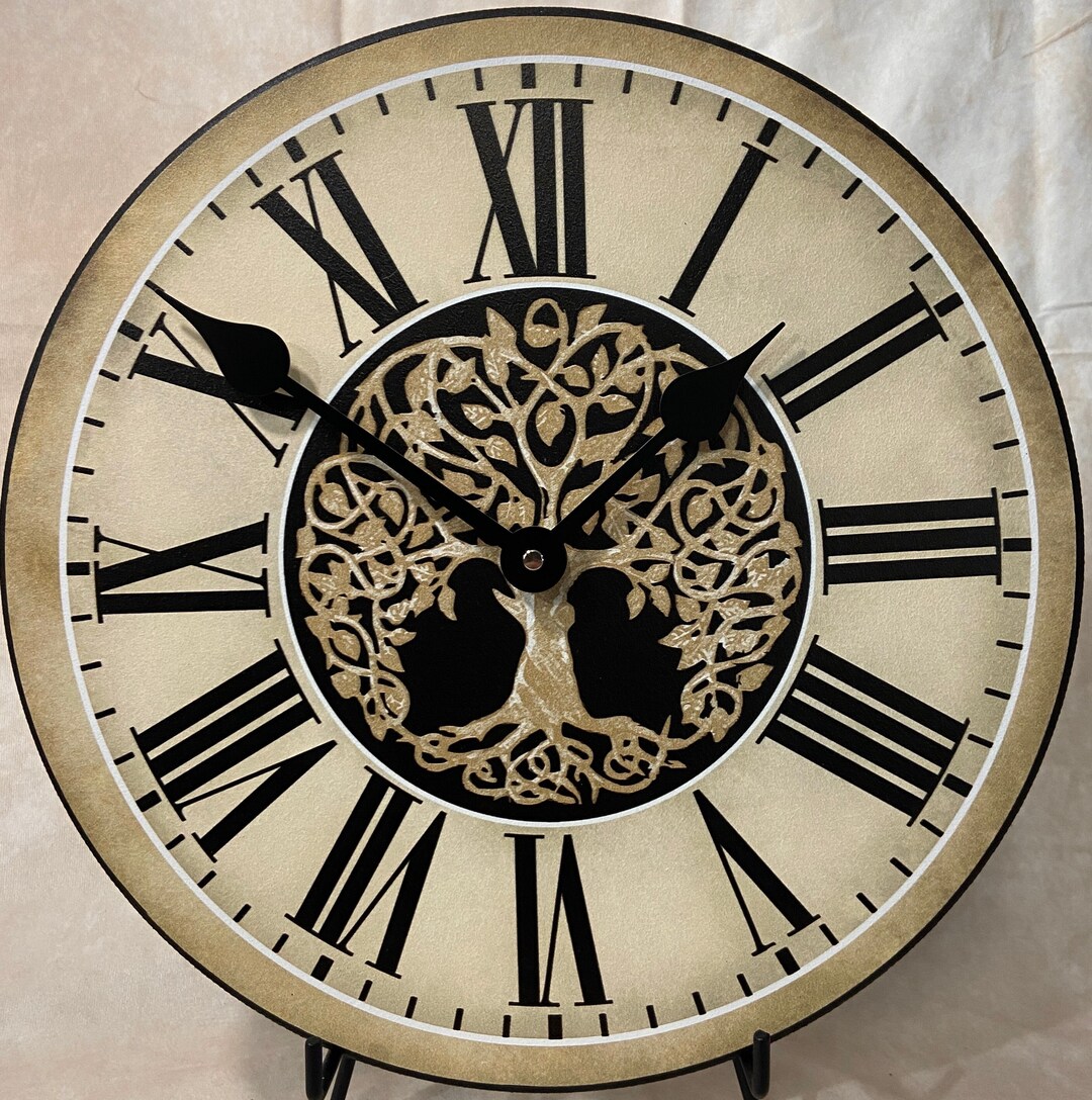 Tree of Life Wall Clock, 8 Sizes to Choose, Made in USA, Lifetime ...