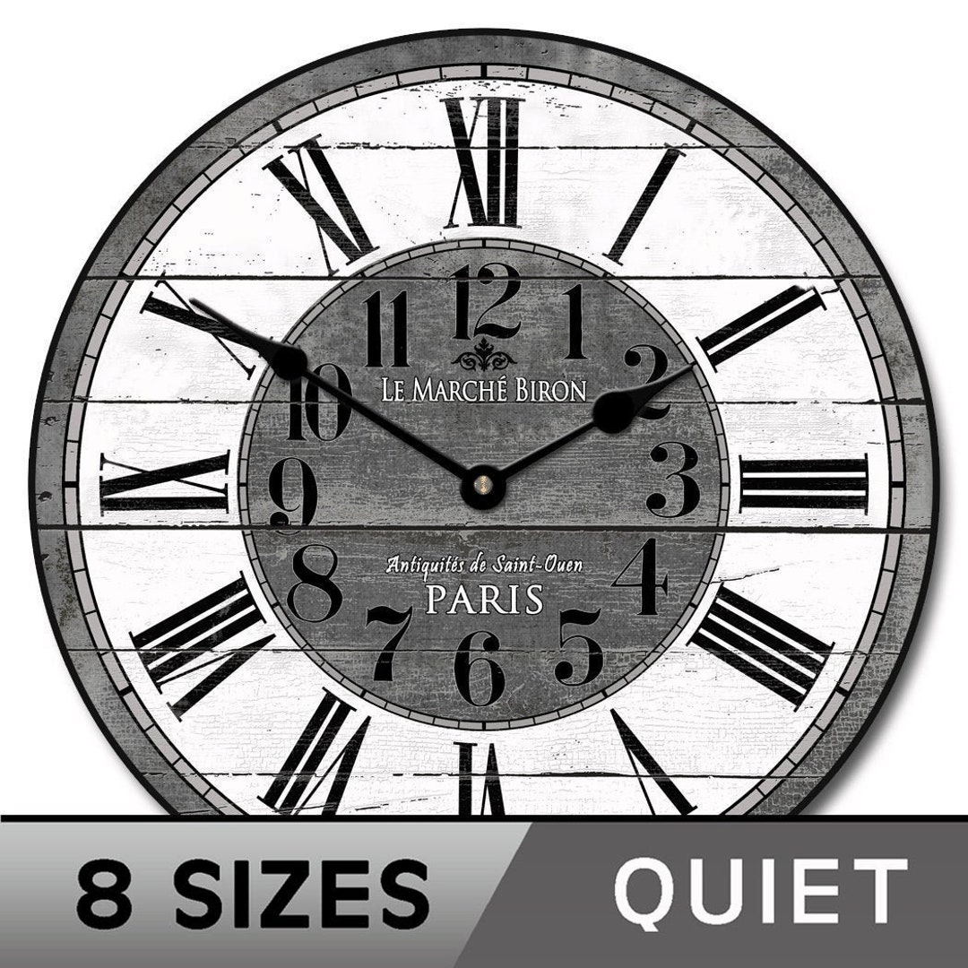 French Market Street Clock 8 Sizes to Choose Made in USA - Etsy