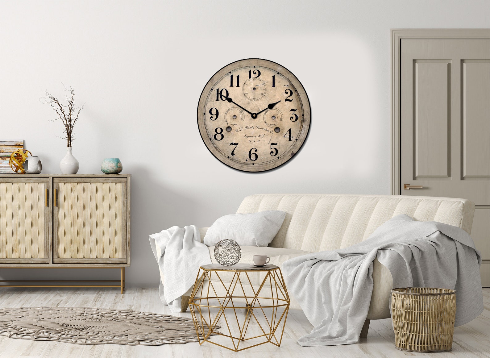 Bundy Wall Clock 8 Sizes to Choose Made in USA Lifetime - Etsy