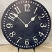 Navy Blue Wall Clock Large Wall Clock Choose From 8 Sizes. - Etsy Canada