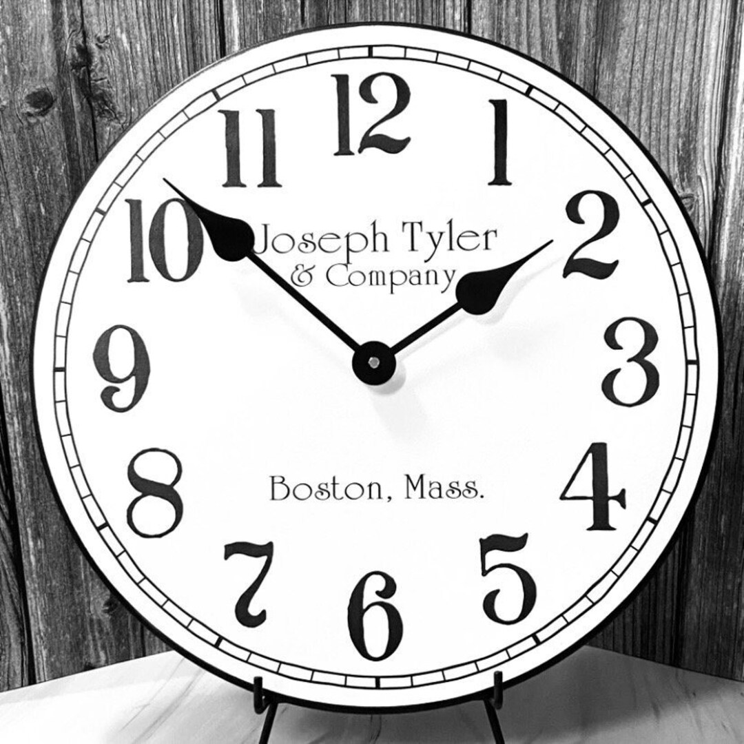 Simply White Wall Clock - Etsy